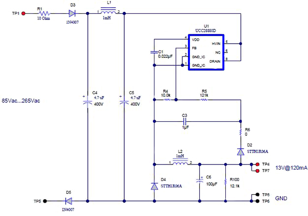 Controller with High-Voltage MOSFET Simplifies the Design of Non-Isolated Switchers | DigiKey
